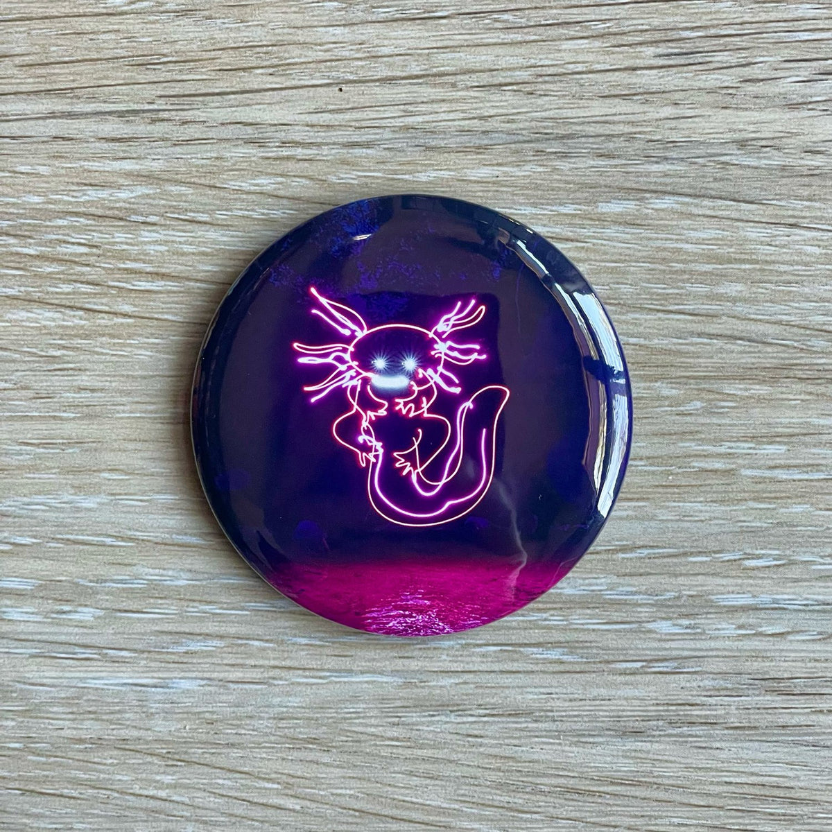 Axolotl Magnet or Button – Dariustwin