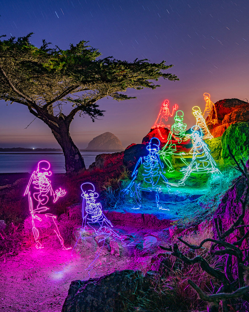 Morro Rock Skeletons Print – Dariustwin