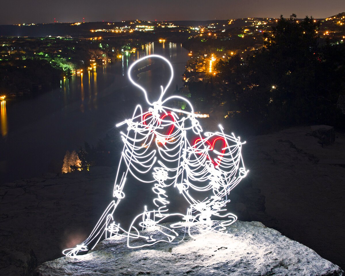 Mount Bonnell Lovers Print – Dariustwin