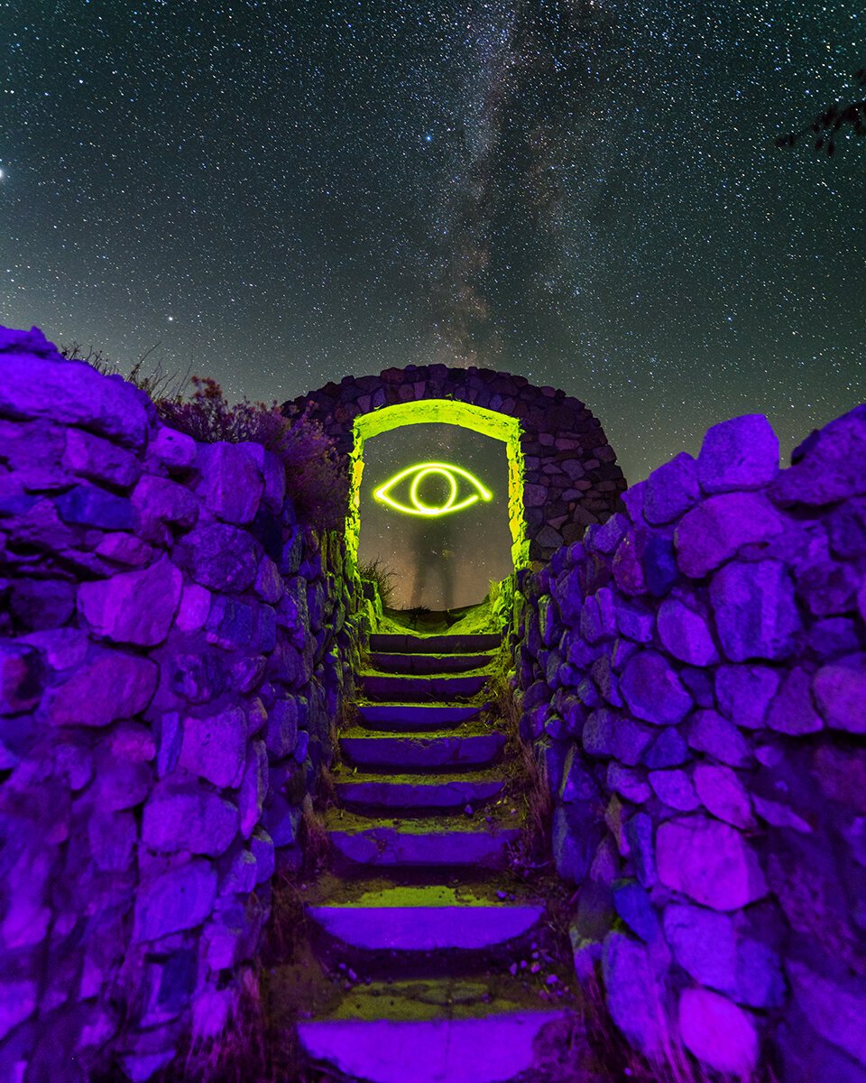 Eye Temple Print – Dariustwin