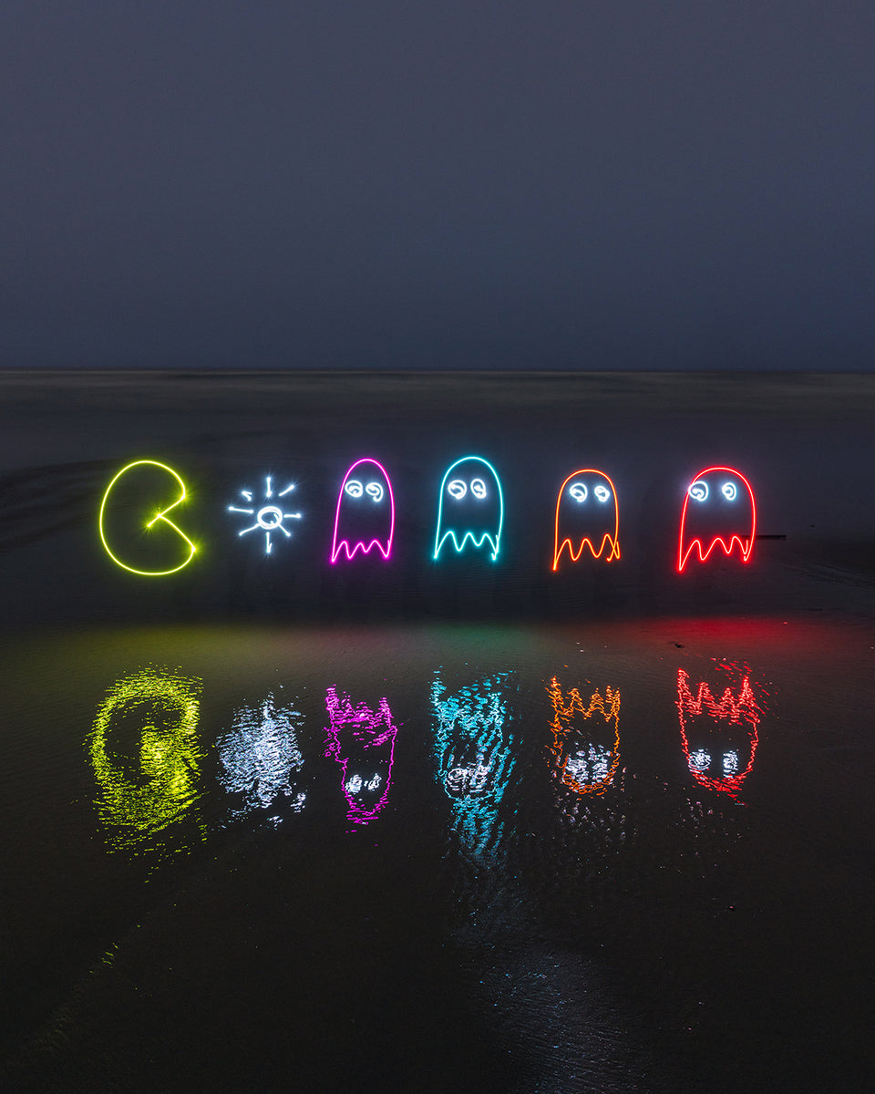 Pacman Beach Print – Dariustwin