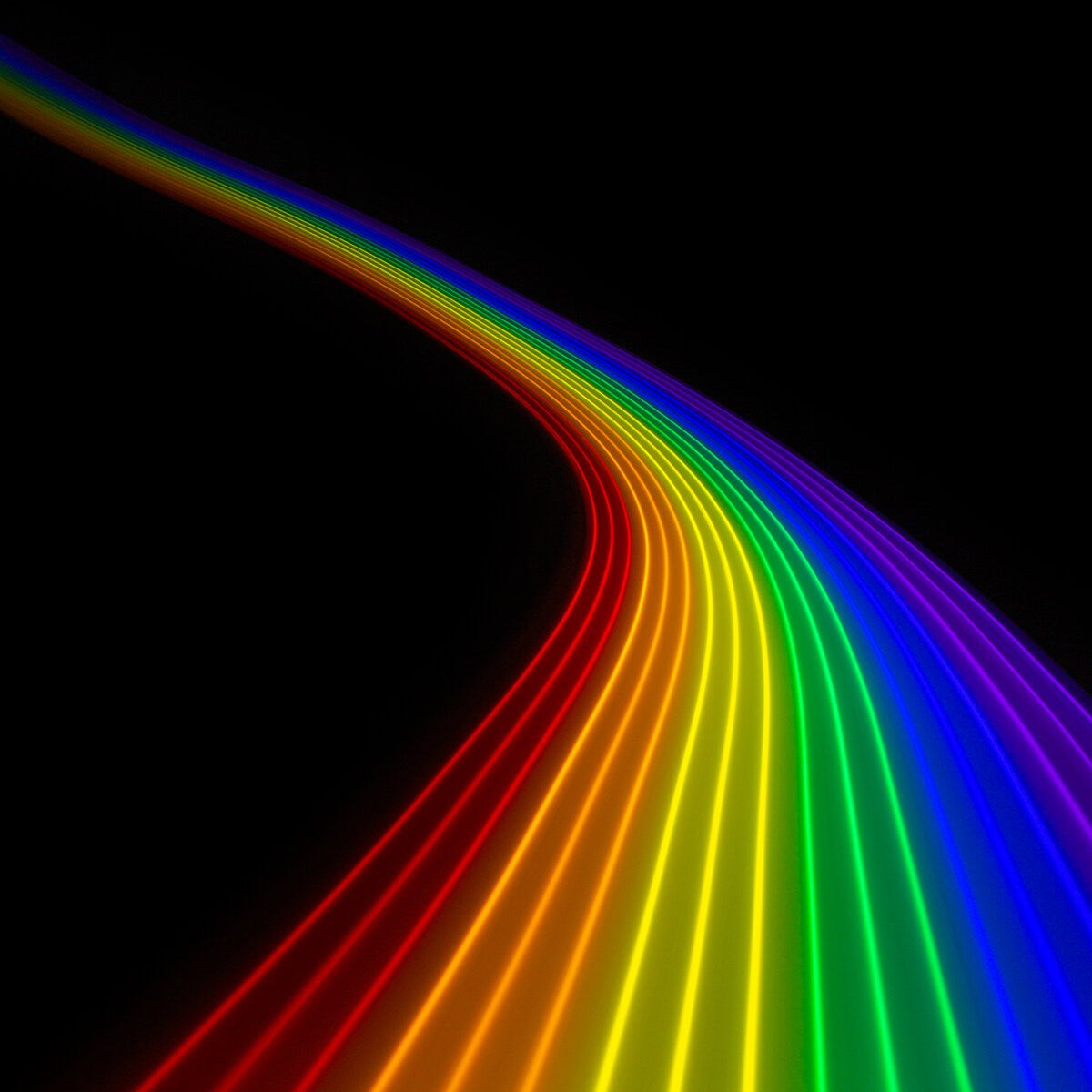 Rainbow Road Print – Dariustwin
